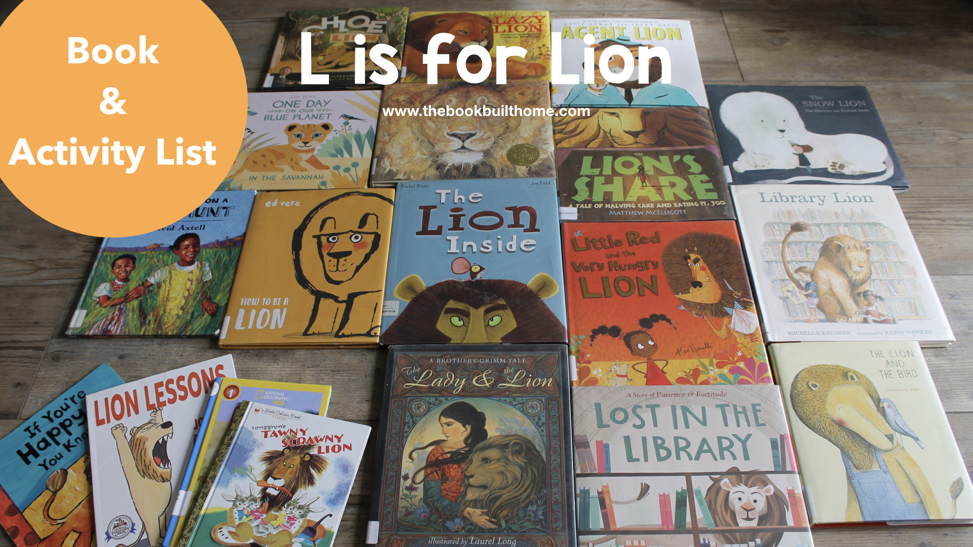 L is for Lion – The Book Built Home