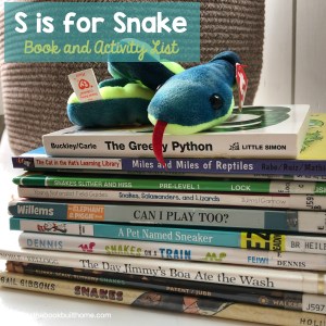 S is for Snake: Book and Activity List – The Book Built Home