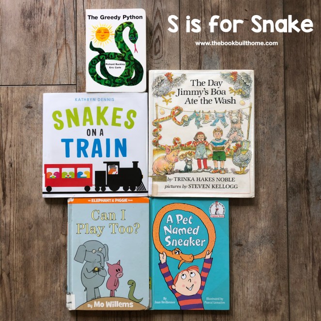 S is for Snake: Book and Activity List – The Book Built Home